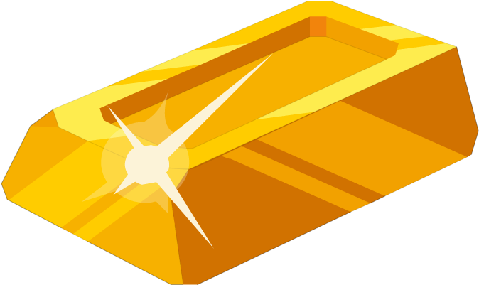Download Gold Ingot - Gold Cartoon Png | Transparent PNG Download | SeekPNG