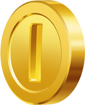 Coins Clipart Super Mario Coin - Mario Coin Png (324x385), Png Download