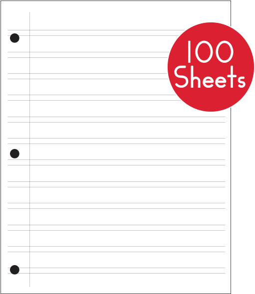 Regular Notebook Paper - Notebook Lines Type (700x610), Png Download