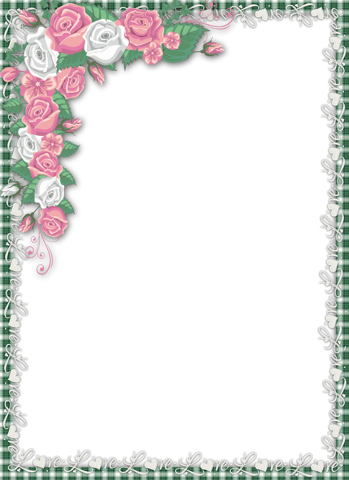 Beautiful Frames For Writing (900x1236), Png Download