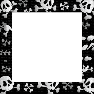 Skull Frame - Skull Photo Frame (400x400), Png Download