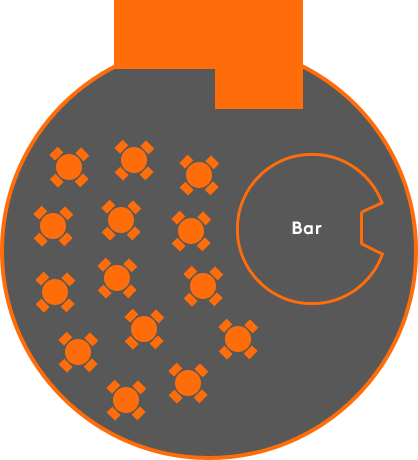 Guinness Storehouse Gravity Bar Map - Gravity Bar (418x460), Png Download