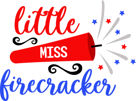 Banner Royalty Free Th Transfers Albb - Little Miss Firecracker ...