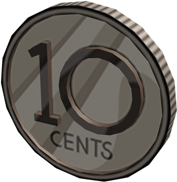 Scrooge's 1 Dime - Scrooge's Number One Dime (420x420), Png Download