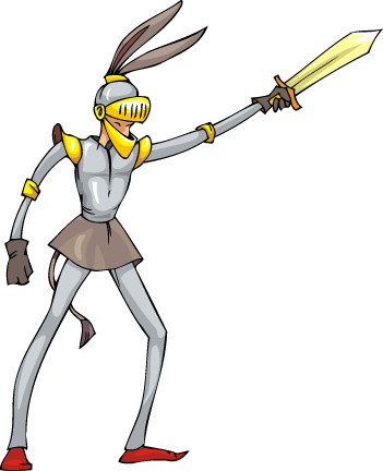 Png - - Donkey Warrior (351x432), Png Download