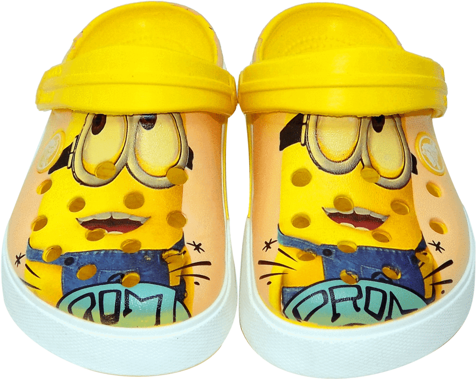 Crocs Minions - Minion Crocs Png (1024x933), Png Download