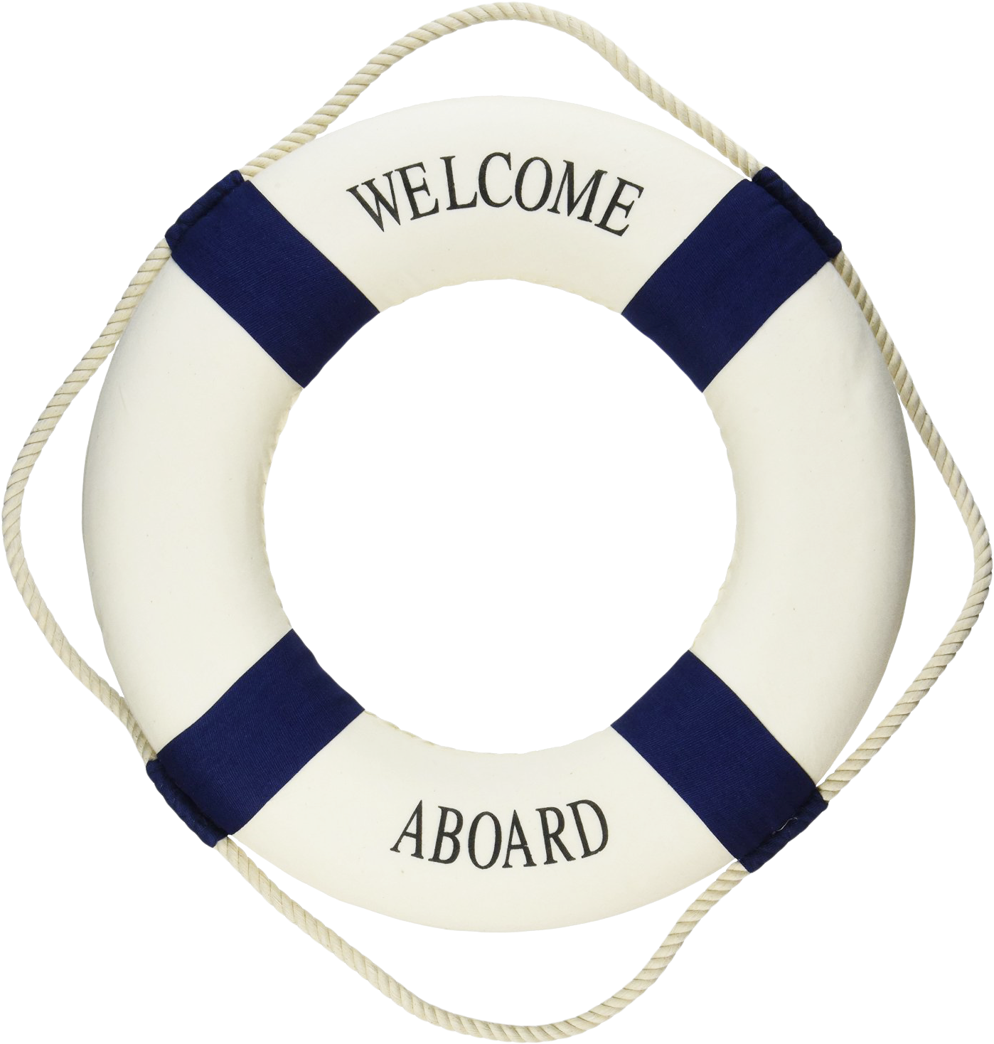 Lifebuoy Png - Welcome Aboard Life Preserver Ring (1559x1559), Png Download