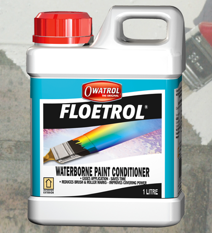 Owatrol Paint Floetrol Paint Conditioner - 1 Litre (430x472), Png Download
