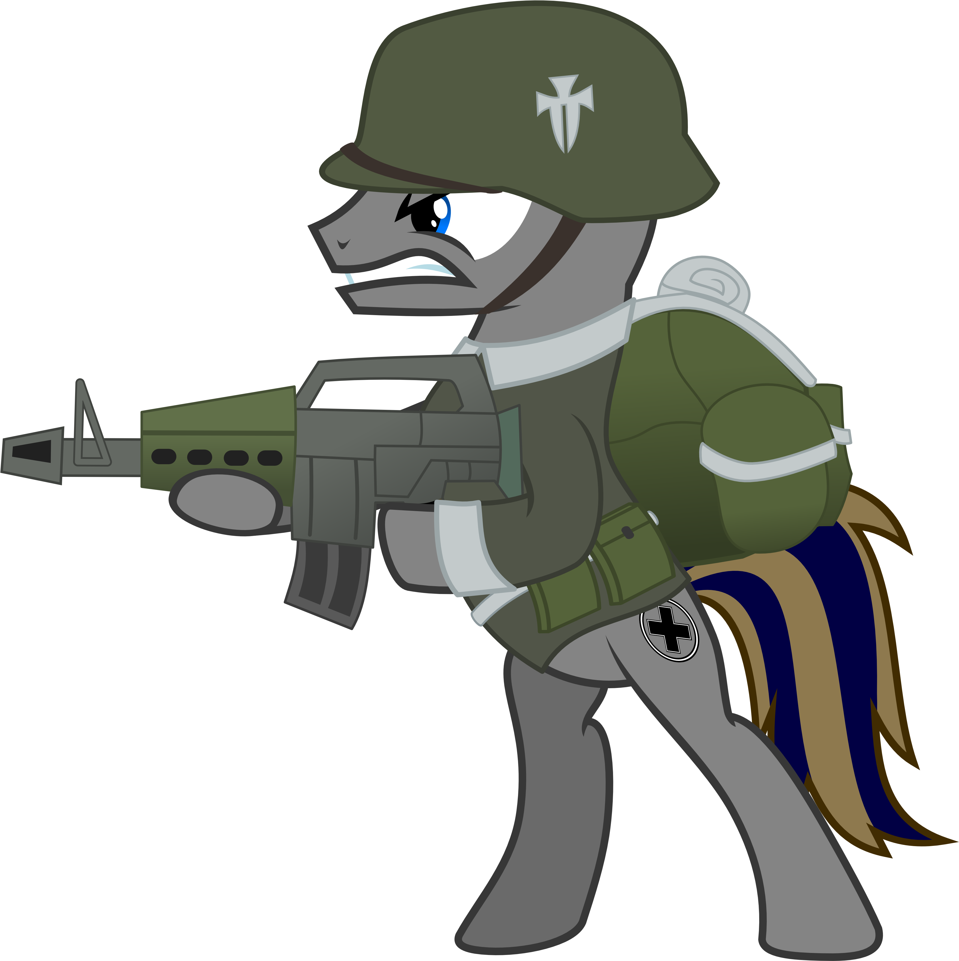 Germane Soldier By Bronyvagineer On Deviantart Png - My Little Pony ...