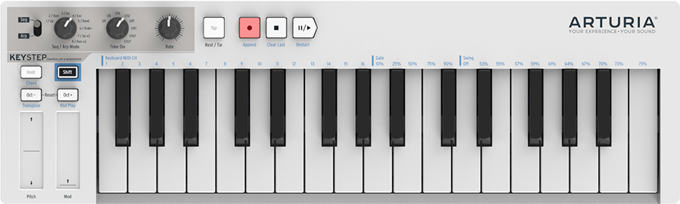 Redefining The Portable Keyboard Experience - Arturia Keystep (32-key ...