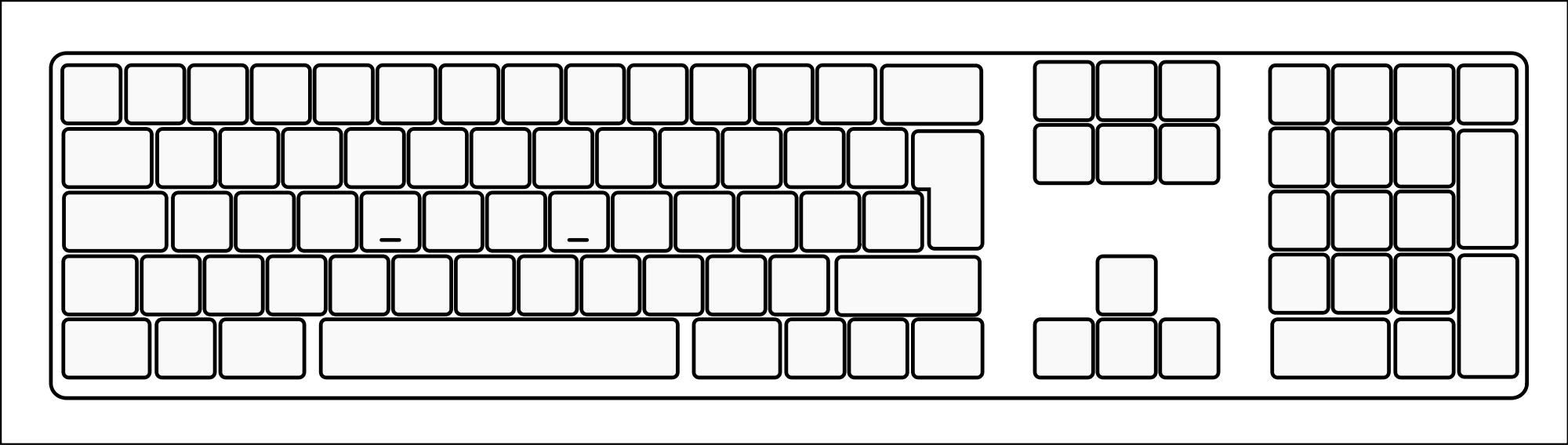 On A Paper Version Of A Blank Computer Keyboard, You - Blank Keyboard ...