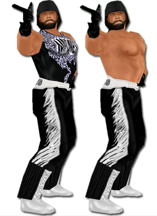 Macho Man Png - Nwo Randy Savage Texture Mods (307x420), Png Download