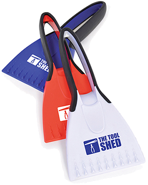 Shard Ice Scrapers - White Promotional Plastic Ice Scraper (400x400 ...