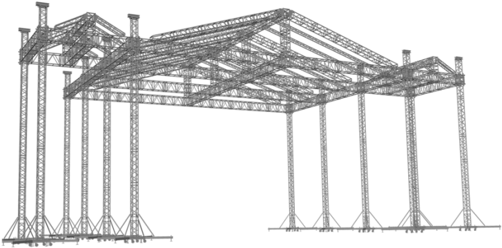 Roof3 - Timber Roof Truss (786x591), Png Download