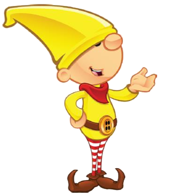 Elf Clipart Yellow - Yellow Christmas Elf (360x400), Png Download