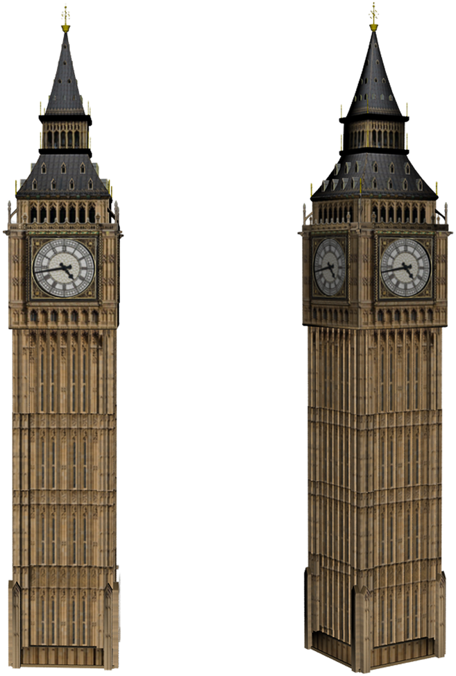 London Clock Tower Png Picture - Big Ben (900x998), Png Download