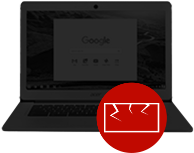 Chromebook Cracked Screen Repair - Liquid-crystal Display (400x400 ...