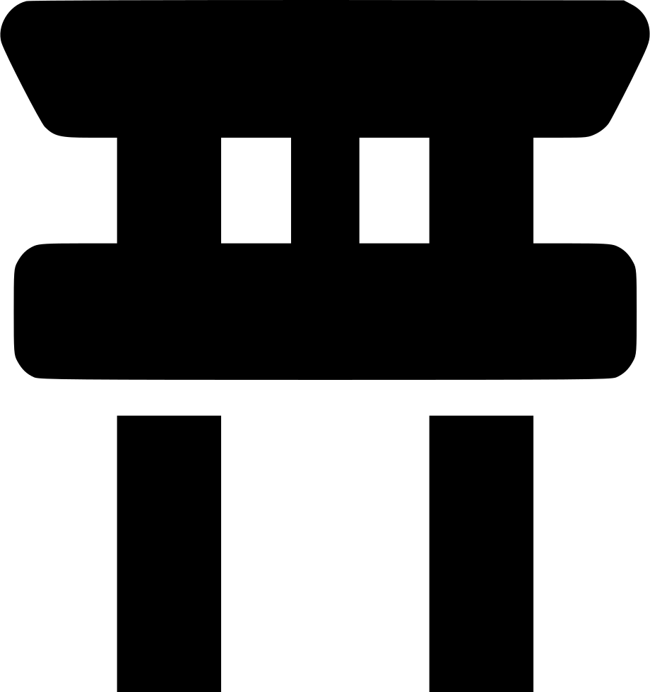 Japanese Temple Comments - Japanese Shrine Icon Png (920x980), Png Download