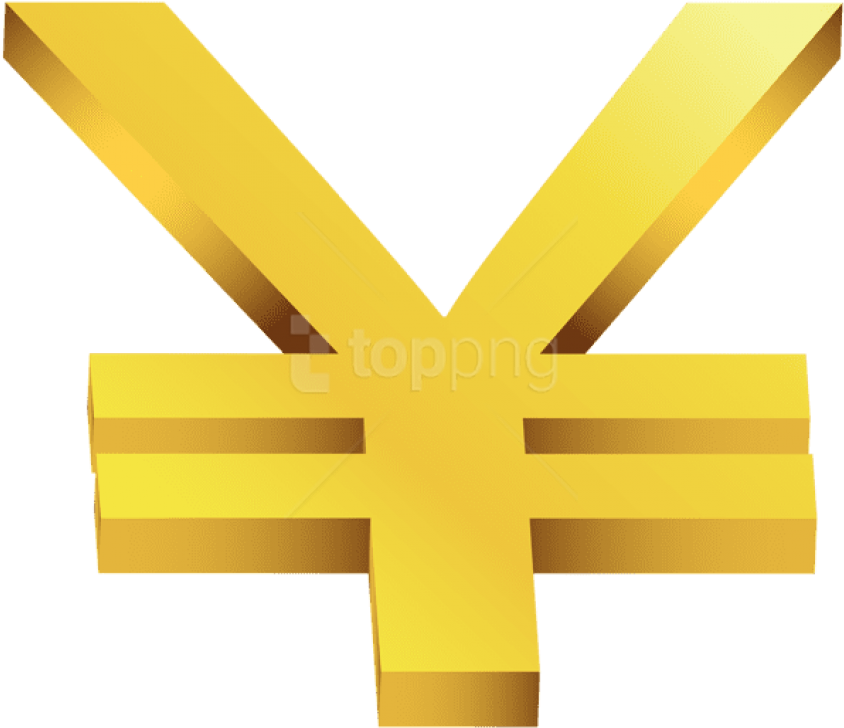 Download Gold Japanese Yen Transparent Png Clip Art Image - Portable ...