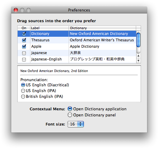 Dictionaryprefs - Mac Os Dictionary Application Japanese (527x494), Png Download