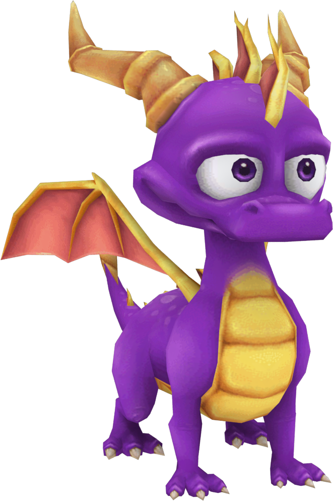 Spyro Model By Crasharki - Spyro The Dragon Legends (661x994), Png Download