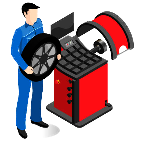 Wheel Balancing - Wheel Alignment And Balancing Clip Art (463x465), Png ...