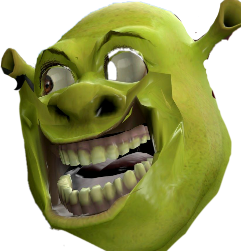 Download Shrek Dank Meme Face | Transparent PNG Download | SeekPNG