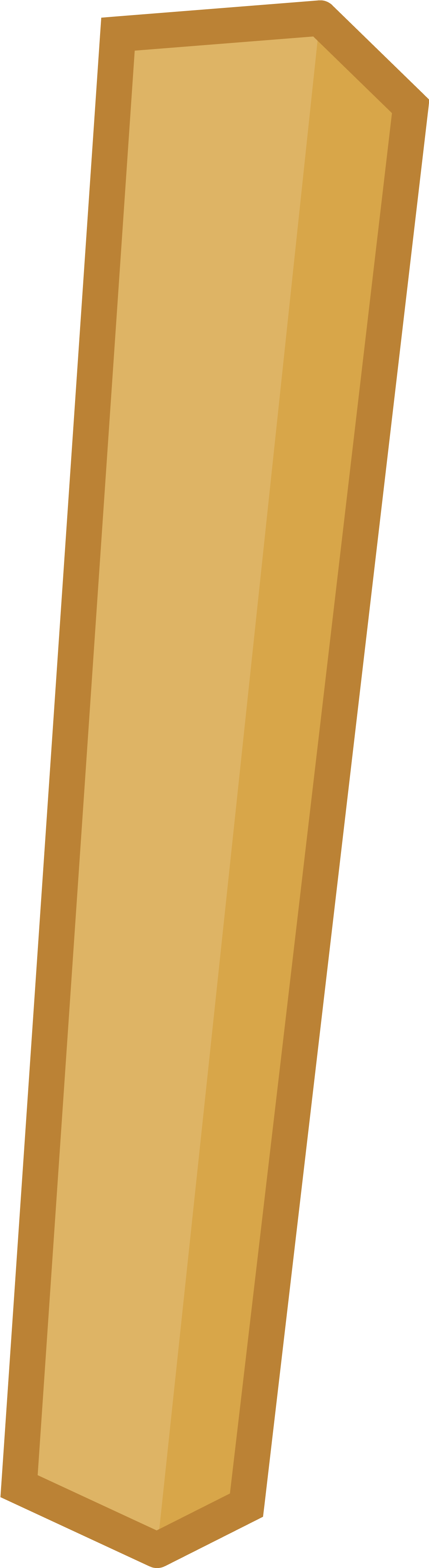 Fry - Bfdi Fries Fry (1200x4386), Png Download