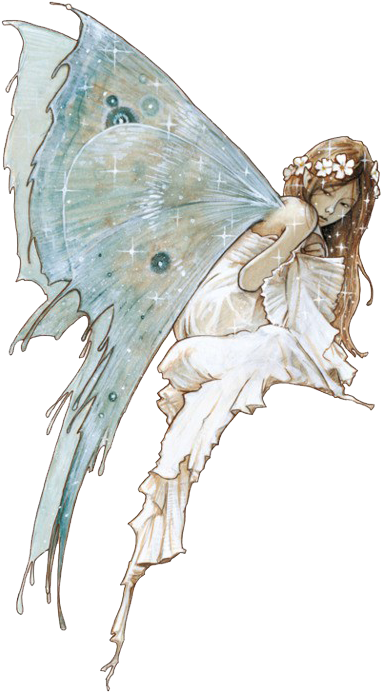 The Blue Fairy By Jean-baptiste Monge Transparent - Transparent Fairy ...