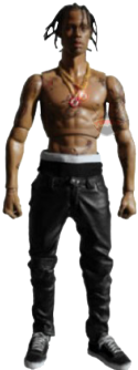 Rodeo Figure - Transparent - Travis Scott Action Figure (500x333), Png ...