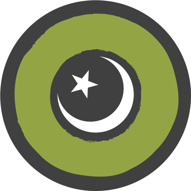 Muslim - Circle (800x800), Png Download