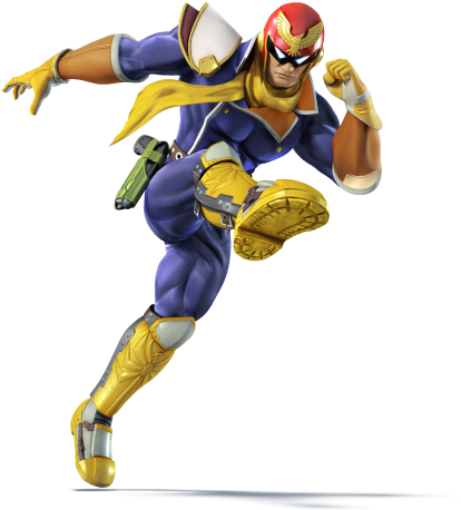 Ssbu Captain Falcon - Super Smash Bros Captain Falcon Png (500x500), Png Download
