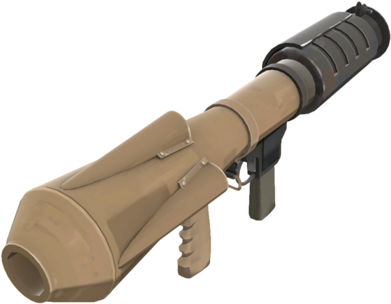 Tf2 Rocket Launcher - Tf2 Soldier Rocket Launchers (617x480), Png Download