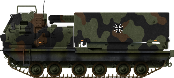 German Mars Of The Bundeswehr - Armored Car (555x250), Png Download