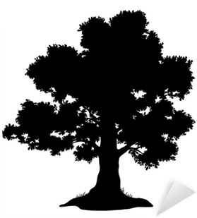 Tree Landscape Silhouette (400x400), Png Download