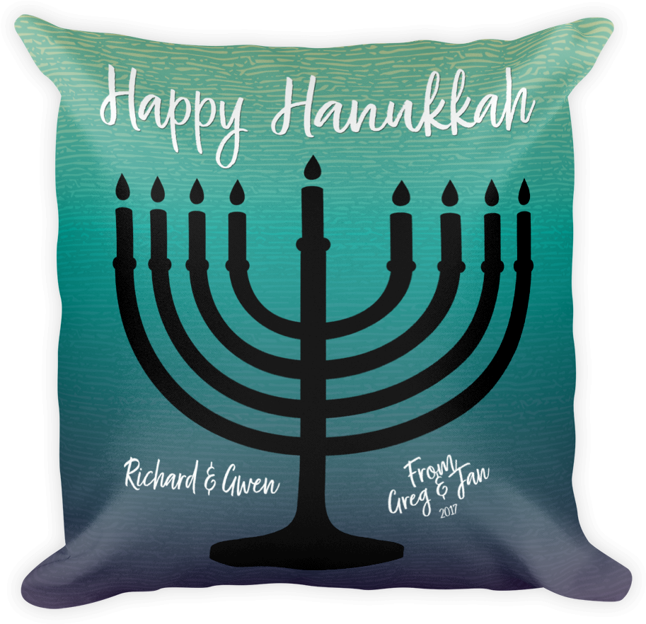 Happy Hanukkah Lights- Hanukkah - Fun Hanukkah Shirt (1000x1000), Png ...