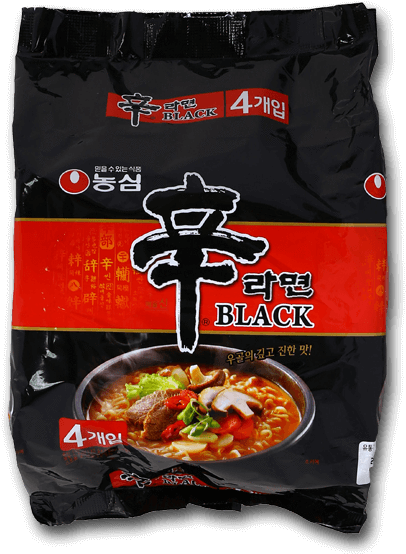 Nong Shim Shin Black Spicy Noodle - Nong Shim Shin Ramyun Noodle Soup ...