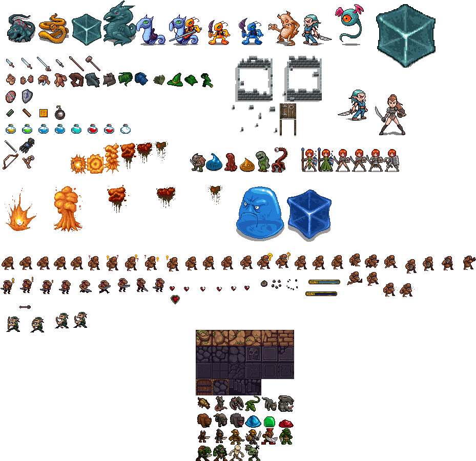 Hyptosis Sprites And Tiles For You - Portal Sprite (960x960), Png Download