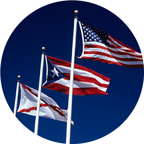 Flags Flipping In Wind - Morrisville (500x500), Png Download