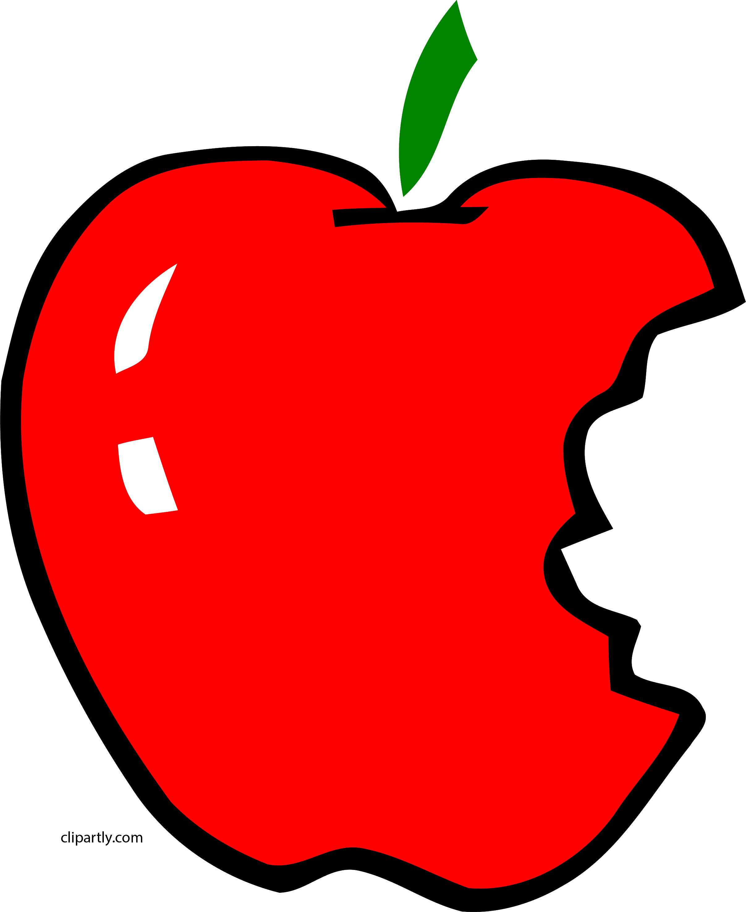 Apl Bite Apple Clipart Png - Bitten Apple Clip Art (2414x2951), Png ...