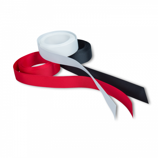 Picture Of Gift Ribbon Grosgrain Black 15mmx20m - Strap (550x550), Png ...