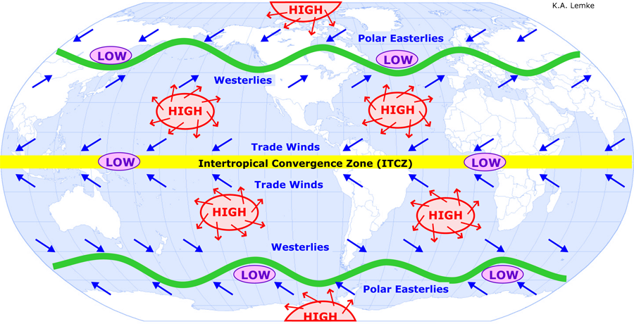 Download Bullet Point Treatment Of Air Pressure, Wind, And Global ...