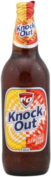 Knock Out Beer - Knockout Beer Bottle Png (600x600), Png Download