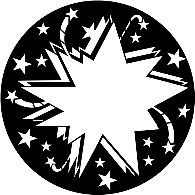 Apollo Starburst Star - Apollo Starburst Star Steel Gobo Ms-2002 ...
