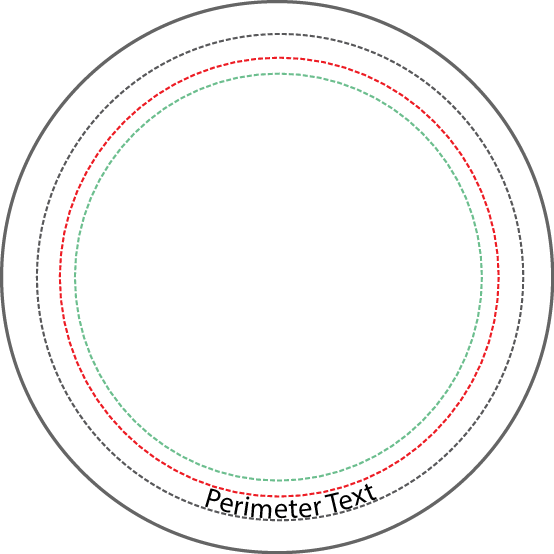 Design Templates - 2 Inch Button Template (554x554), Png Download