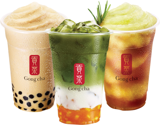 Gong Cha Bubble Tea - Gong Cha (555x434), Png Download