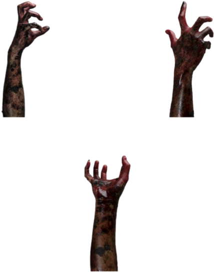 Share This Image - Scary Zombie Arm Reaching Upwards On White Wine ...