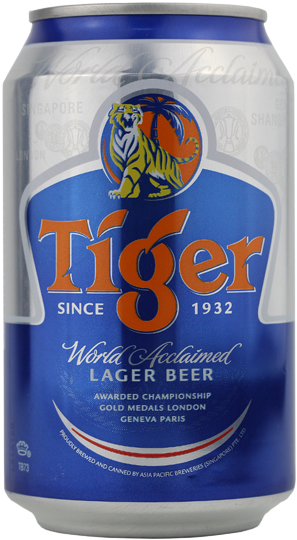 Tiger Beer 24x323ml - Tiger Beer Can Png (600x600), Png Download