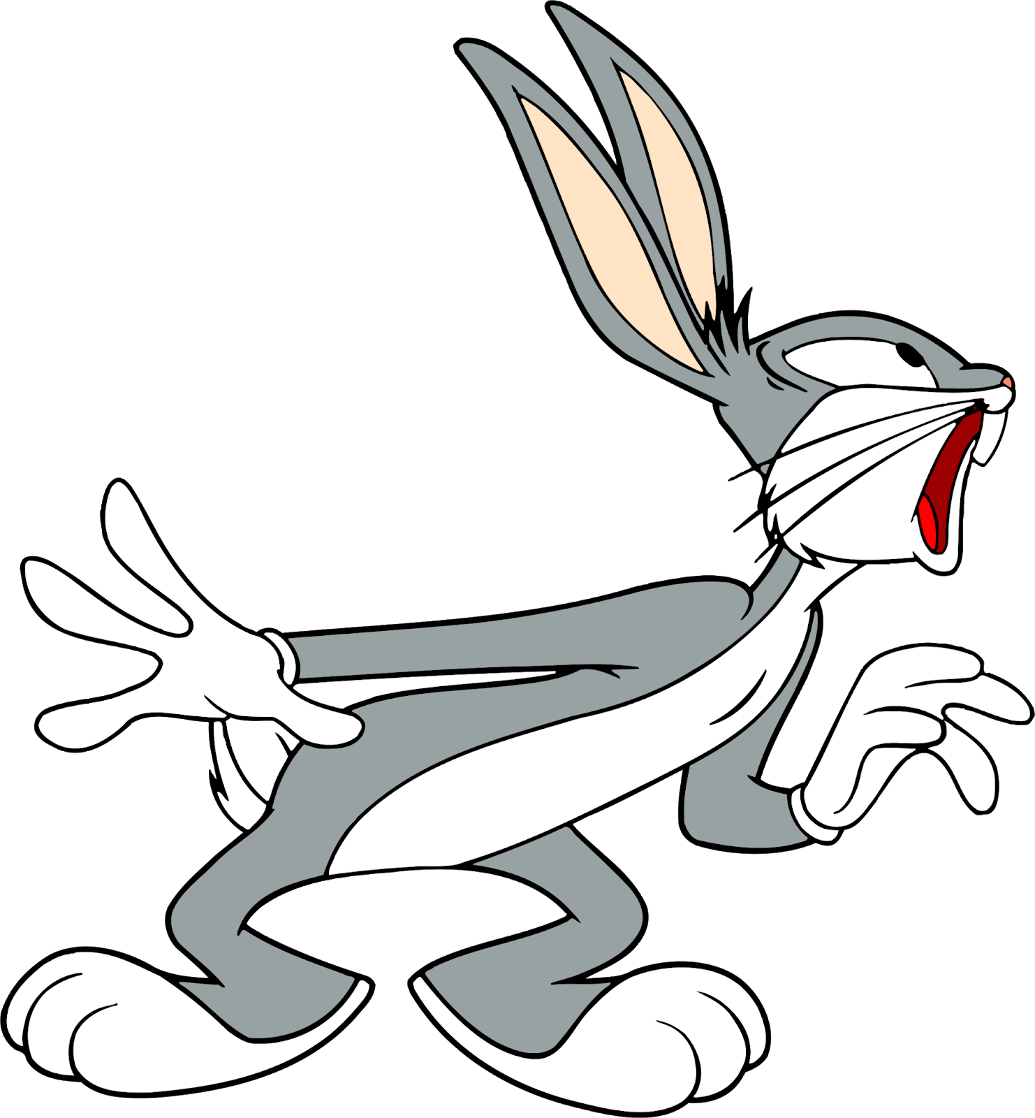 Download Bugs Bunny Characters, Bugs Bunny Cartoon Characters, - Scared ...