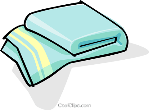 Bath Towel Royalty Free Vector Clip Art Illustration - Cartoon Images ...